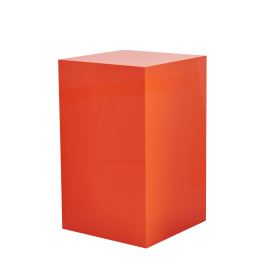 Seattle Plinth in Orange L 24" x W 24" x H 40" Hire | Options Greathire ...