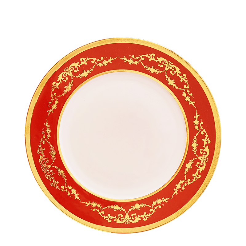 Hire Imperial Red Presentation Plate Ø 31 cm - Options