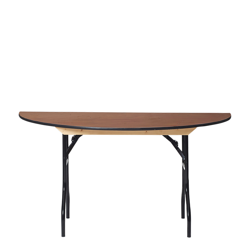 Hire Half Moon Trestle Table 5ft - Options