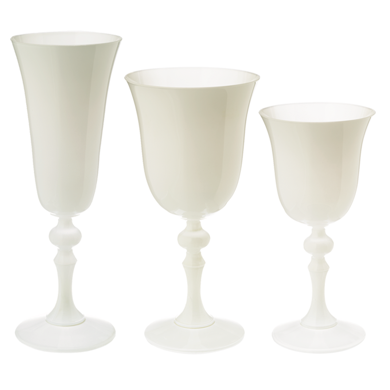 Hire Opal glass range - Options