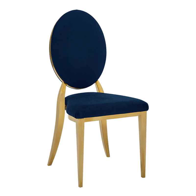 Hire Divine Gold Chair with coloured seat and Back Pad - Options