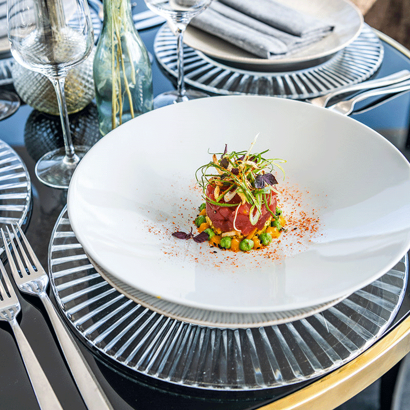 Hire Prism Presentation Plate Ø 32 cm - Options