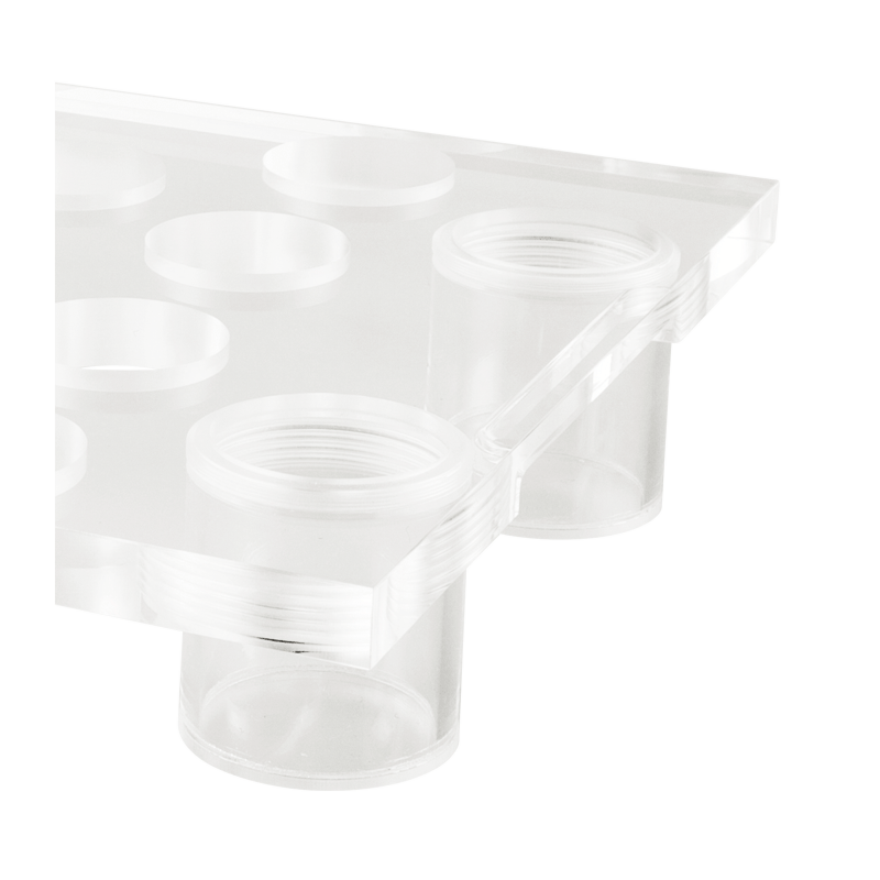 Hire Legged Plexi Bubbles Tray 55 X 35 cm H 8 cm - Options