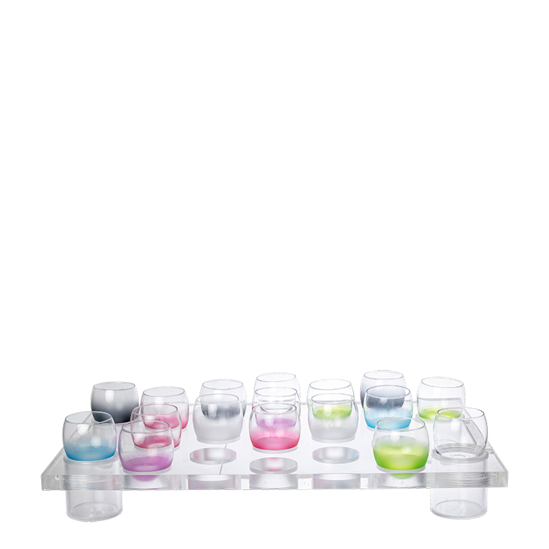 Hire Legged Plexi Bubbles Tray 55 X 35 cm H 8 cm - Options