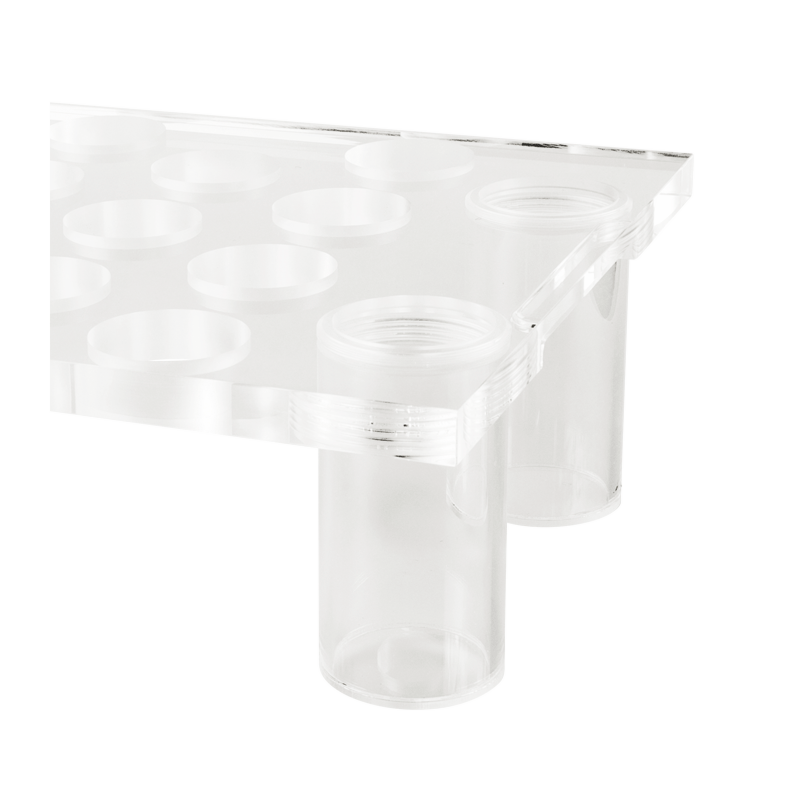 Hire Legged Plexi Bubbles Tray 55 X 35 cm H 14 cm - Options