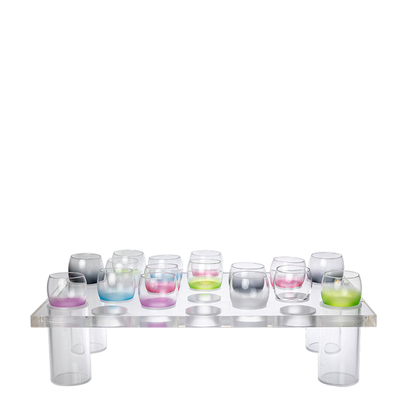 Hire Legged Plexi Bubbles Tray 55 X 35 cm H 14 cm - Options