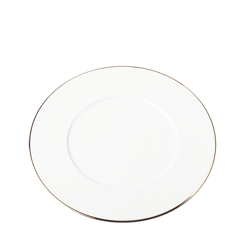 Hire Plane Dinner Plate with Gold Thread Ø 27 cm - Options