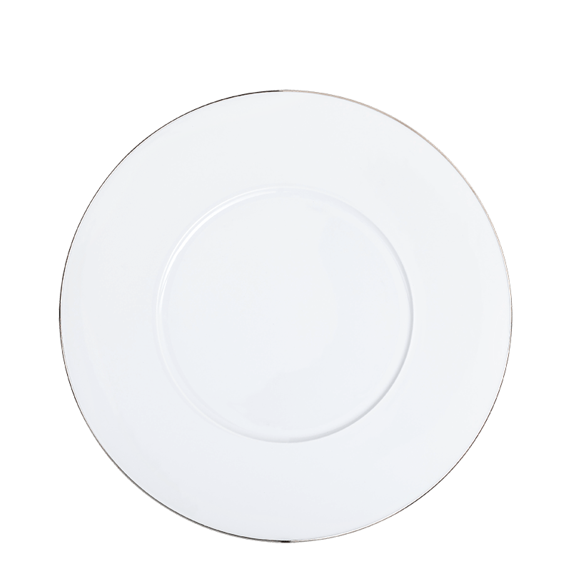 Hire Plane Dinner Plate with Silver Thread Ø 27 cm - Options