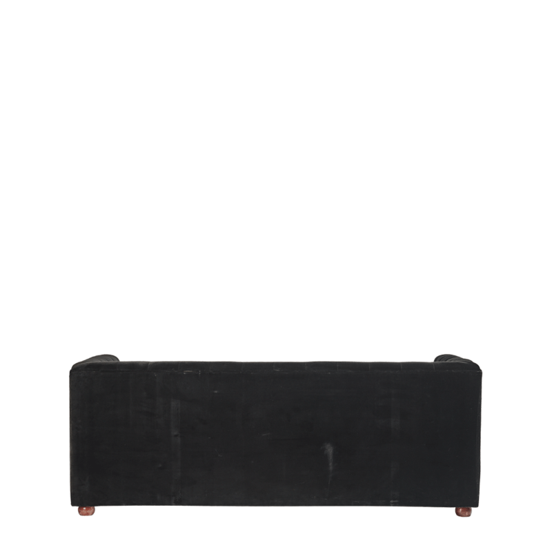 Hire Merlot Sofa in Black Velvet - Options
