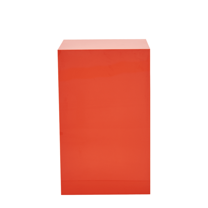 Hire Seattle Plinth in Orange L 24" x W 24" x H 40" - Options
