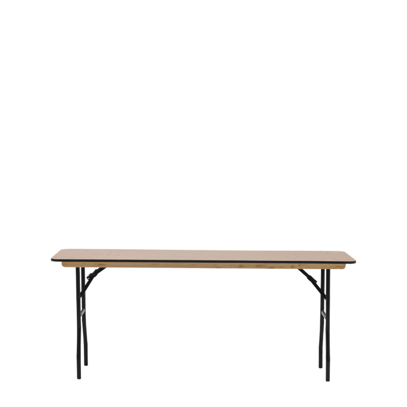 Hire Slim Trestle table 6ft x 18" - Options
