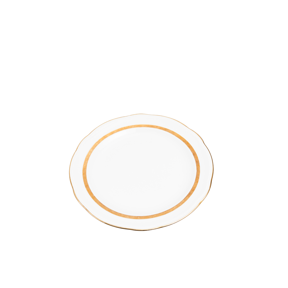 Vintage white and gold small plate Hire | Options Greathire London