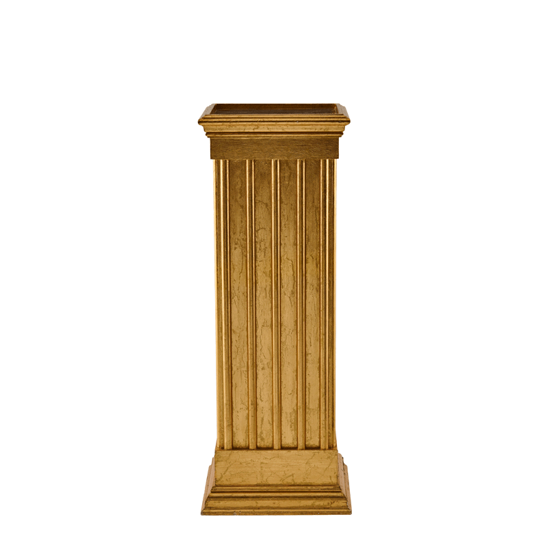 Greek Classic Plinths with Gold Gilt Finish Hire | Options Greathire London