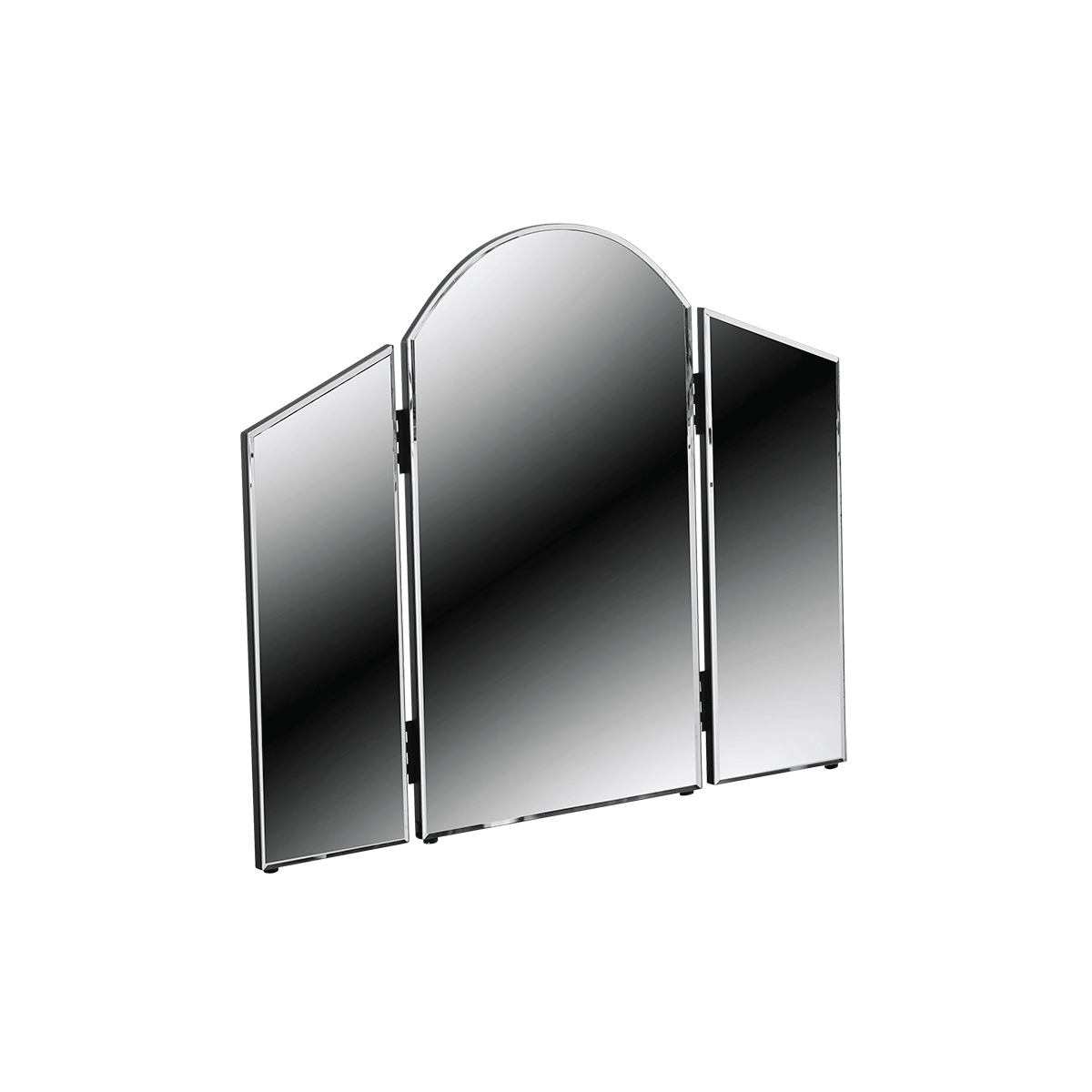 Curved Triple Fold Mirror Hire | Options Greathire London