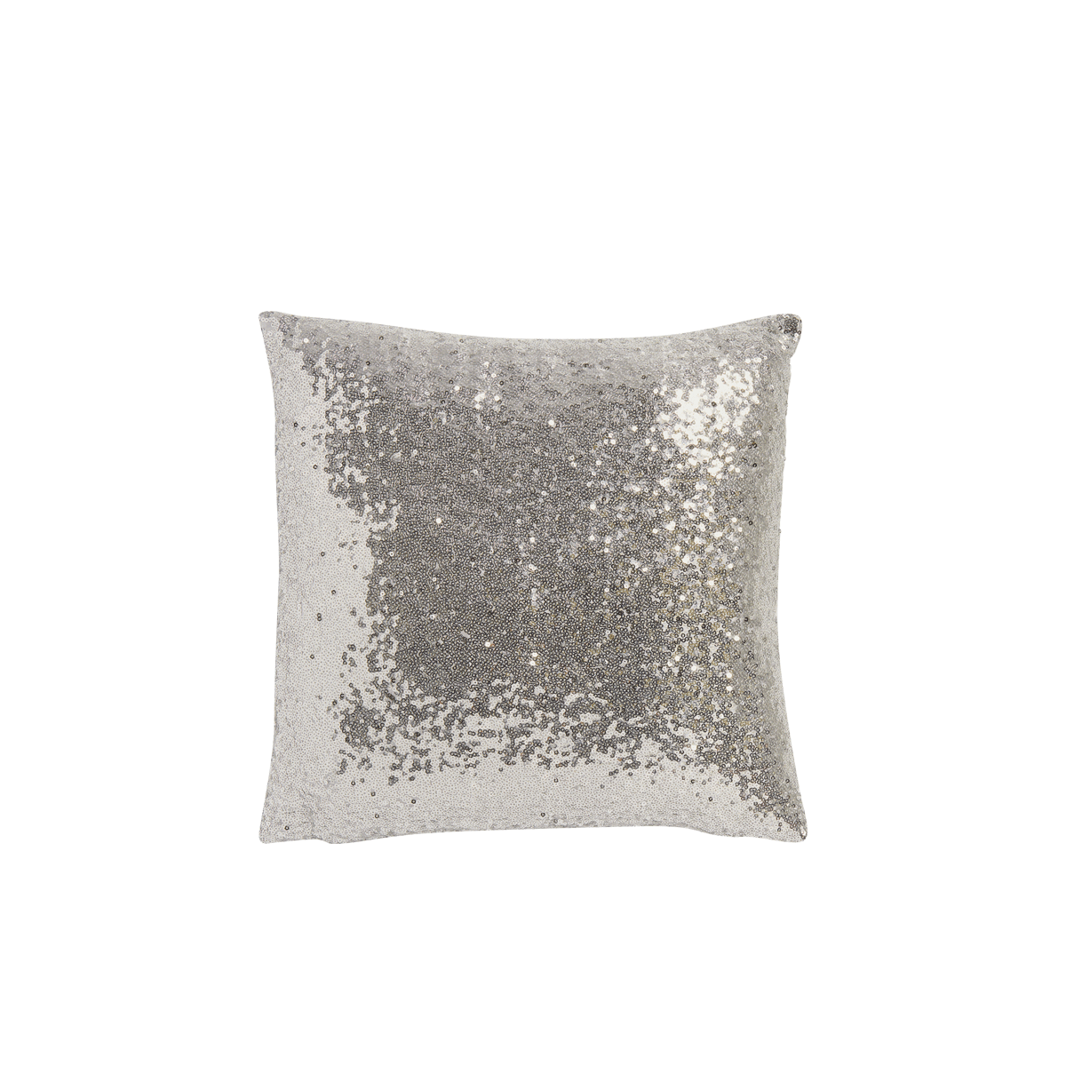 Silver Cushion with Sequins Hire | Options Greathire London
