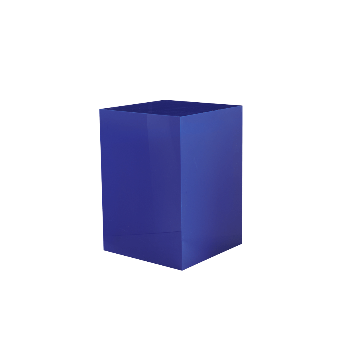 Seattle Plinth in Blue L 27"x W 27"x H 40" Hire | Options Greathire London