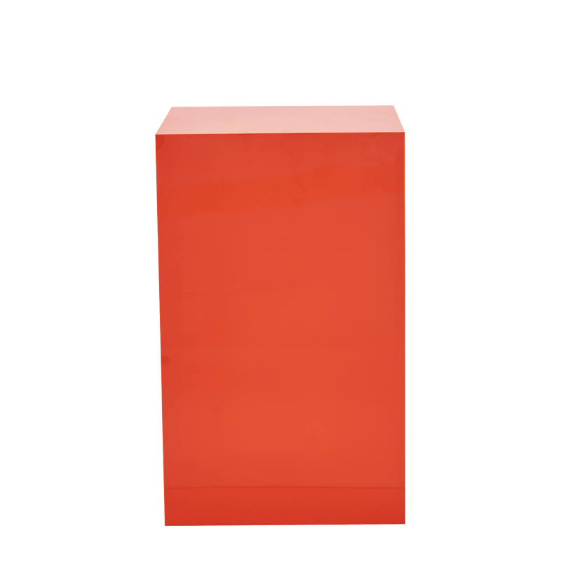 Blank Red Cereal Box