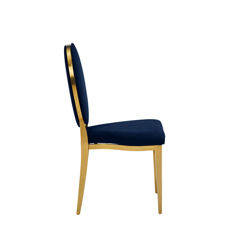 Divine Chair with Blue Seat and Back Pad Hire | Options Greathire London
