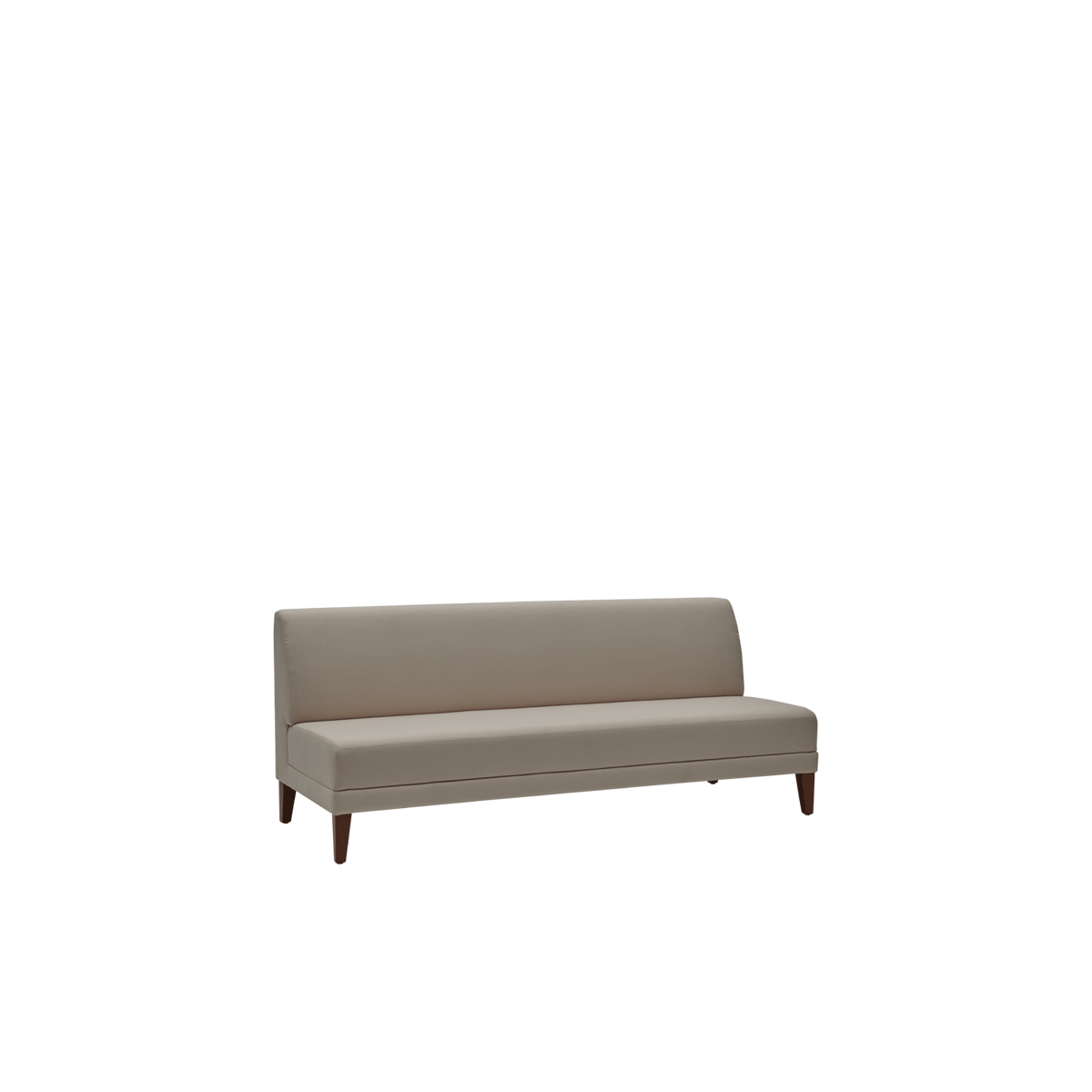 Sardinia Straight Smooth Back Sofa Hire Hire | Options Greathire London