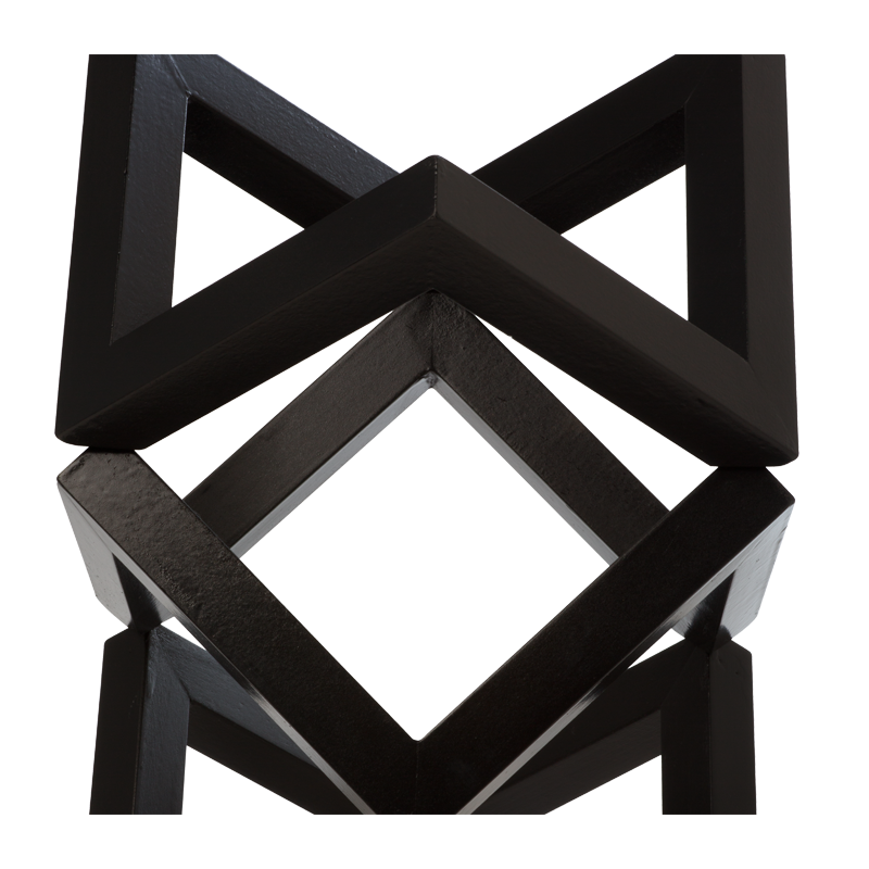 Wood riser Black Hire | Options Greathire London