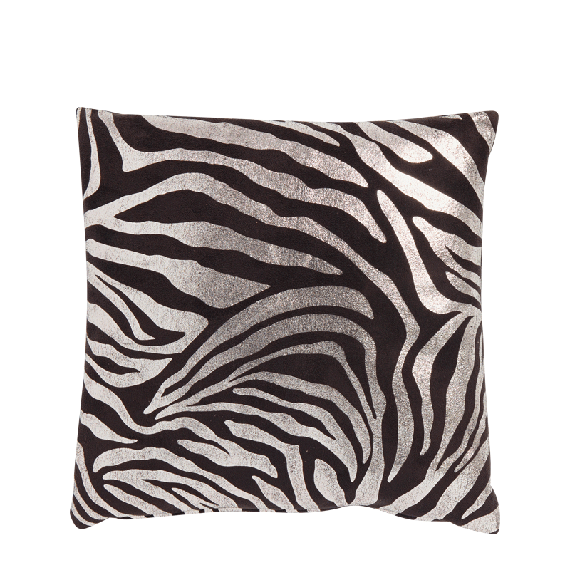 Cushion with Shiny Zebra Print Hire | Options Greathire London