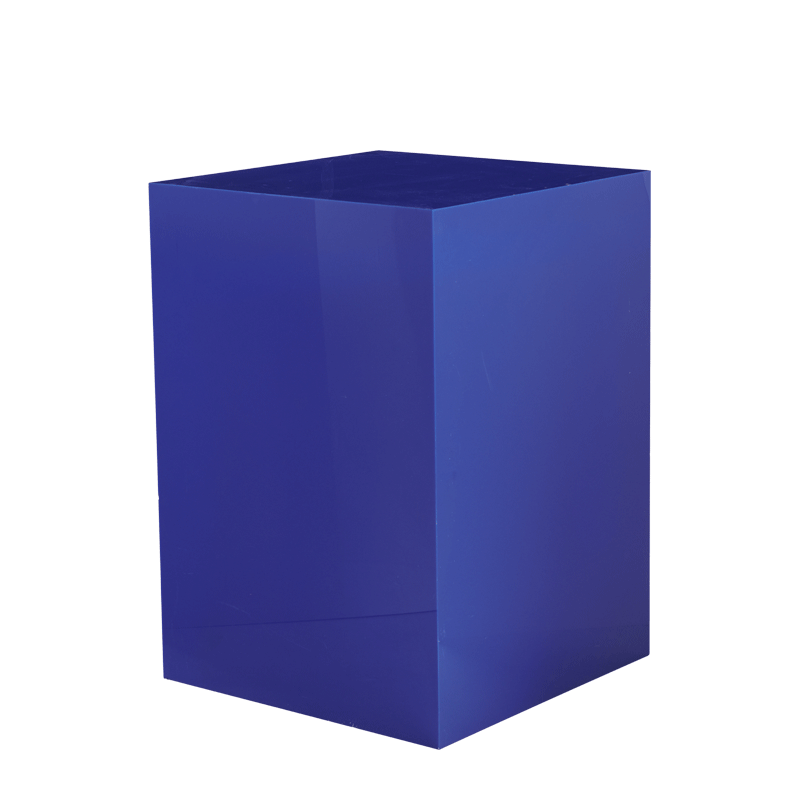 Seattle Plinth in Blue L 27"x W 27"x H 40" Hire | Options Greathire London