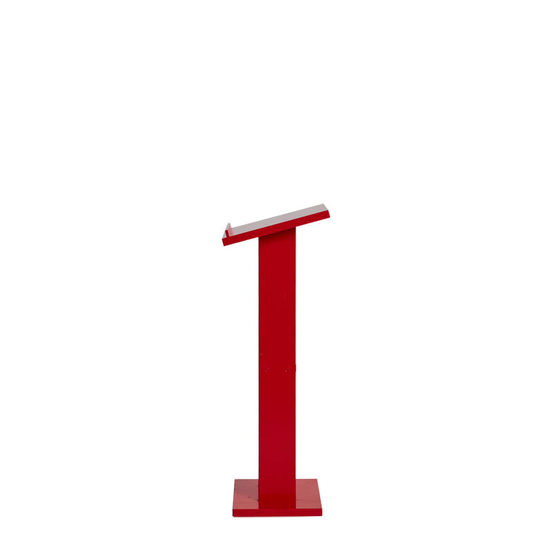 Seattle Lectern in Red Hire | Options Greathire London