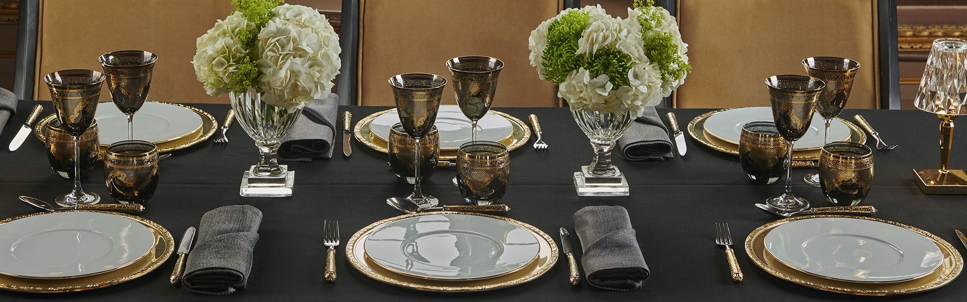 Black Tablecloths Hire - Options Greathire